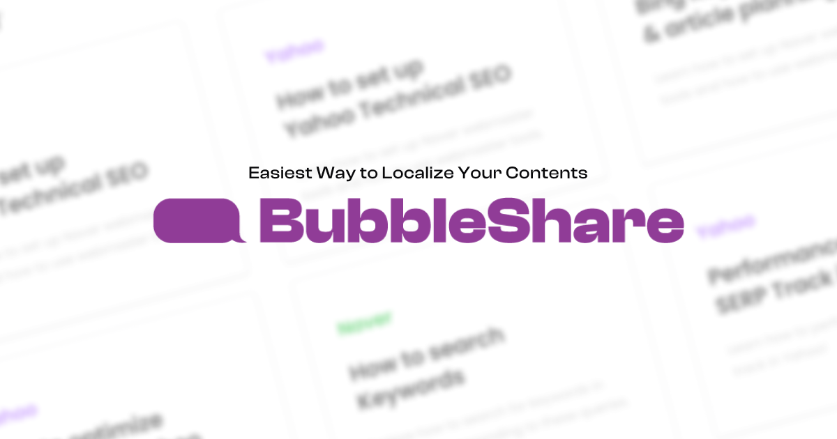 BubbleShare | How to track performance of Bing SEO